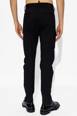 Dsquared2 Cotton Cargo Pants - Black