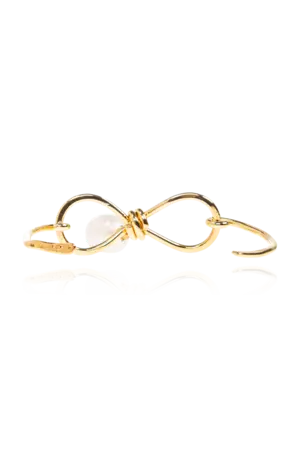 Marni Brass Bracelet With Pearl Accent