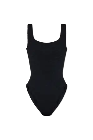 Hunza G Original Crinkle One-piece Swimsuit - Black