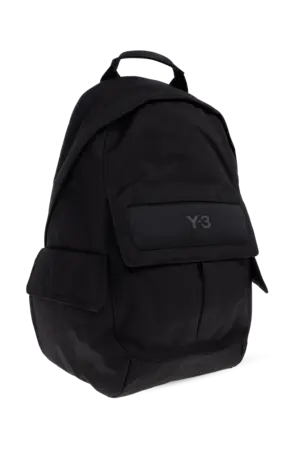 Y3 Logo Backpack - Black