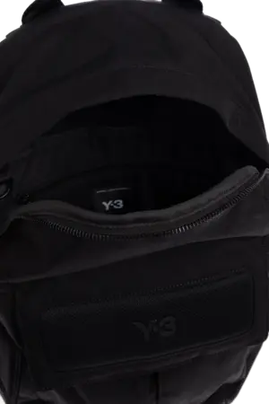 Y3 Logo Backpack - Black
