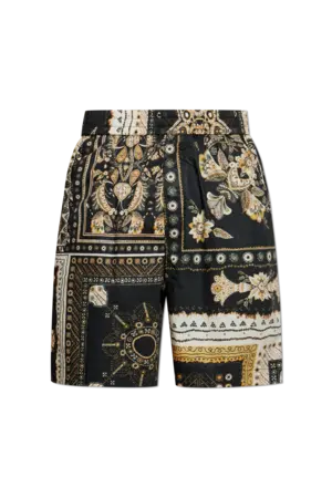 MARANT Patterned Organic Cotton Shorts