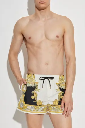 Versace Baroque Print Swim Shorts