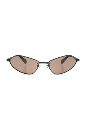 Jacquemus Rectangular Sunglasses With Logo - Black