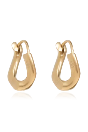 MAISON MARGIELA Engraved Logo Earrings