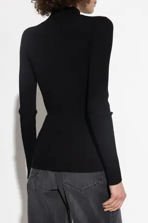 Kenzo Ribbed Top With Embroidered Patch