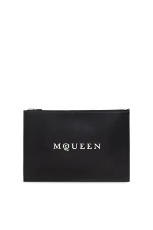 Alexander McQueen Leather Handbag - Black