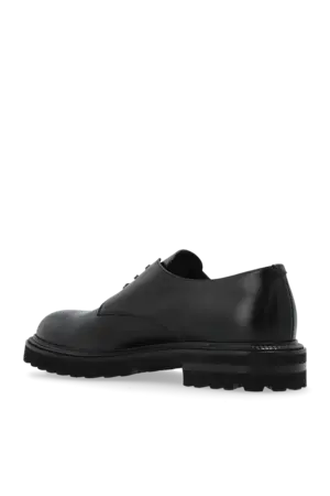 Giorgio Armani Polished Leather Dress Shoes