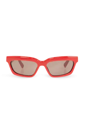 Jacquemus Rectangular Sunglasses - Red