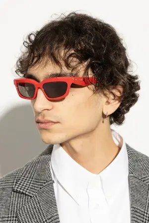 Jacquemus Rectangular Sunglasses - Red