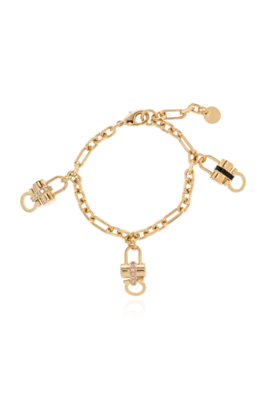 FERRAGAMO Padlock Charm Bracelet - Gold