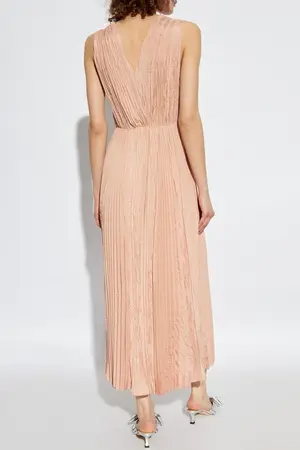 FORTE_FORTE Pleated Midi Dress