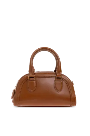 Alexander McQueen Birdee Boston Mini Handbag - Brown