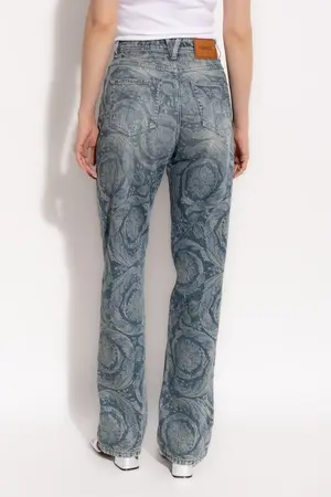Versace Barocco Pattern Jeans