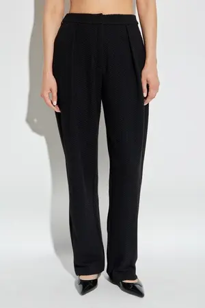 Emporio Armani Herringbone Patterned Trousers