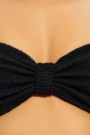 Hunza G Bonnie Two-piece Swimsuit - Black