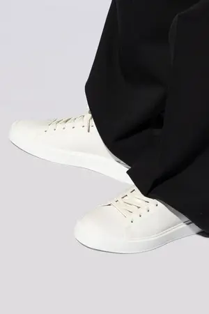 Balmain Leather Sneakers - White