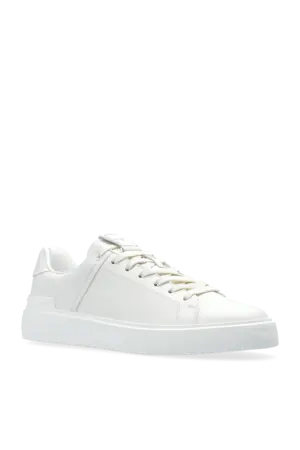 Balmain Leather Sneakers - White