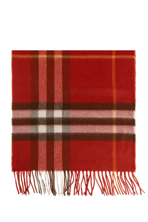 Burberry Cashmere Scarf - Red