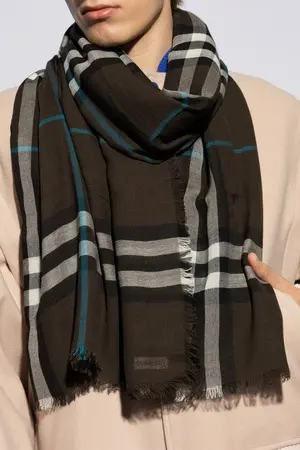 Burberry Wool Scarf - Brown