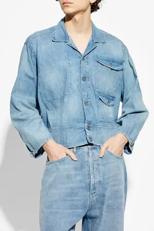 MAISON MARGIELA Light Denim Jacket - Blue