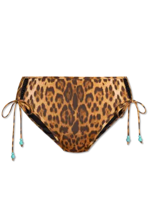 La Perla High-waisted Bikini Bottom - Brown