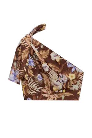 Zimmermann One-shoulder Floral Top