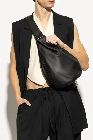 Yohji Yamamoto Single-shoulder Leather Backpack