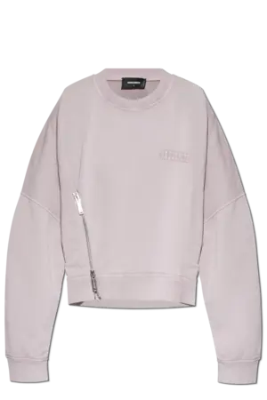 Dsquared2 Zip Up Sweatshirts Hoodies For Women