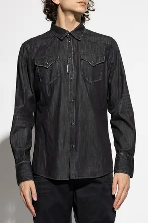 Dsquared2 Denim Shirt - Black