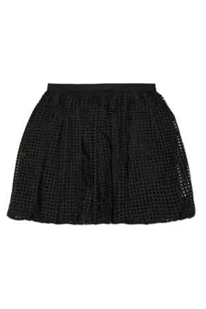 Alaïa Polka Dot Flared Skirt