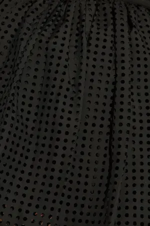 Alaïa Polka Dot Flared Skirt