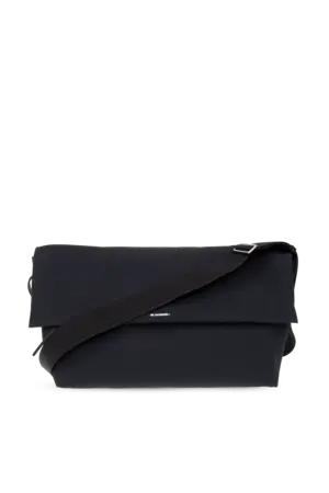 JIL SANDER Shoulder Bag With Logo - Navy Blue