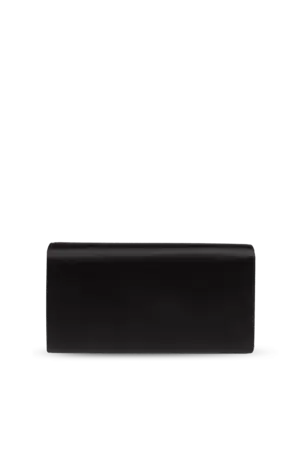 ROGER VIVIER Satin Efflorescence Clutch With Crystal Embellishment