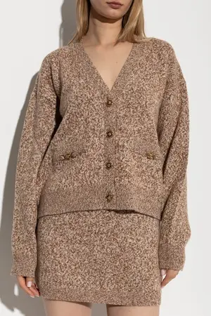 Versace Cardigan With Decorative Appliqués