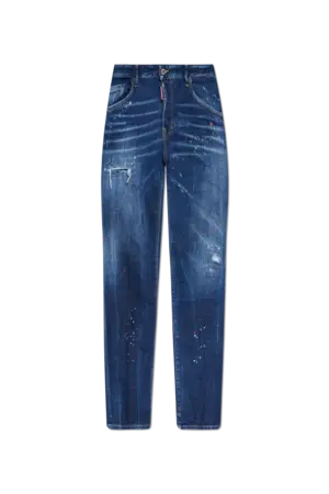 Dsquared2 Contrast Stitching Jeans For Men