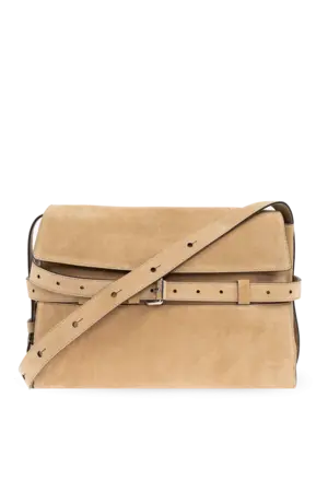 Moschino Suede Shoulder Bag