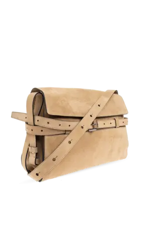Moschino Suede Shoulder Bag