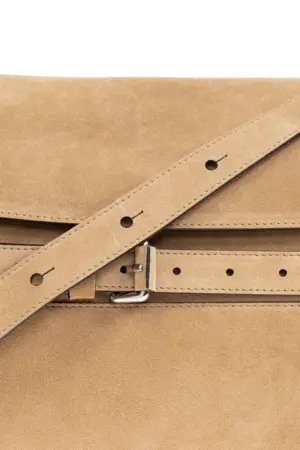 Moschino Suede Shoulder Bag