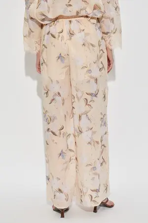 Zimmermann Lace Insert Palazzo Trousers