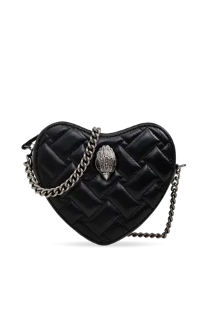 Kurt Geiger Kensington Heart Shoulder Bag - Black