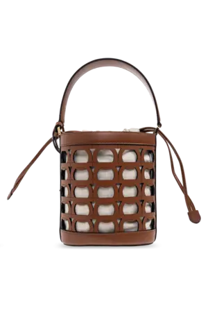 FERRAGAMO Leather Bucket Bag