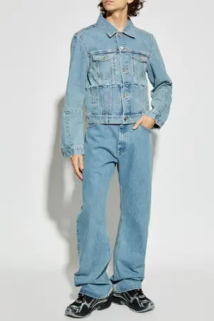 Vetements Logo Jeans - Light Blue