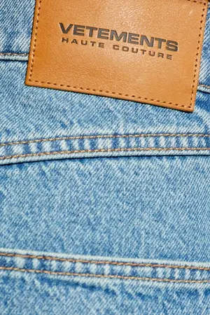 Vetements Logo Jeans - Light Blue