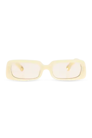 Jacquemus Rectangular Frame Sunglasses - Yellow