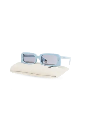 Jacquemus Rectangular Acetate Sunglasses - Blue