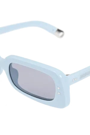Jacquemus Rectangular Acetate Sunglasses - Blue