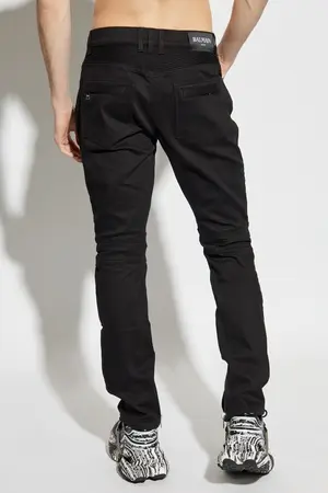 Balmain Jeans With Sewn-in Zippers