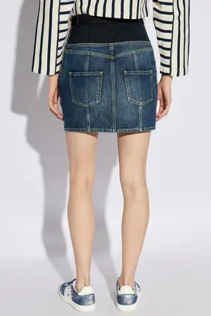Balmain Denim Skirt