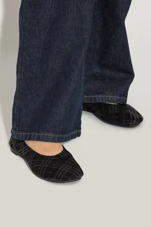 Burberry Check Pattern Ballet Flats